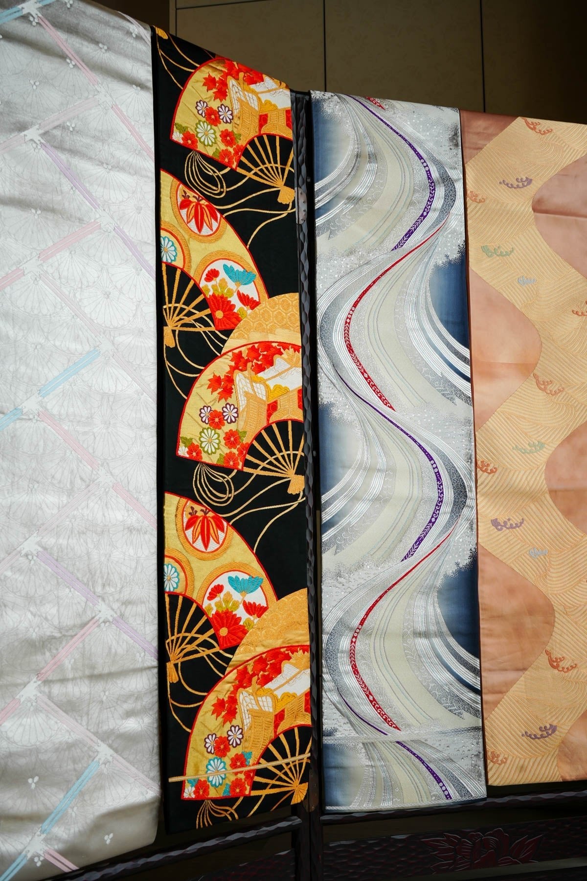 Home Decor Large Wall Art - Japanese Kimono OBI DECOR Tapestry – Silk Crane